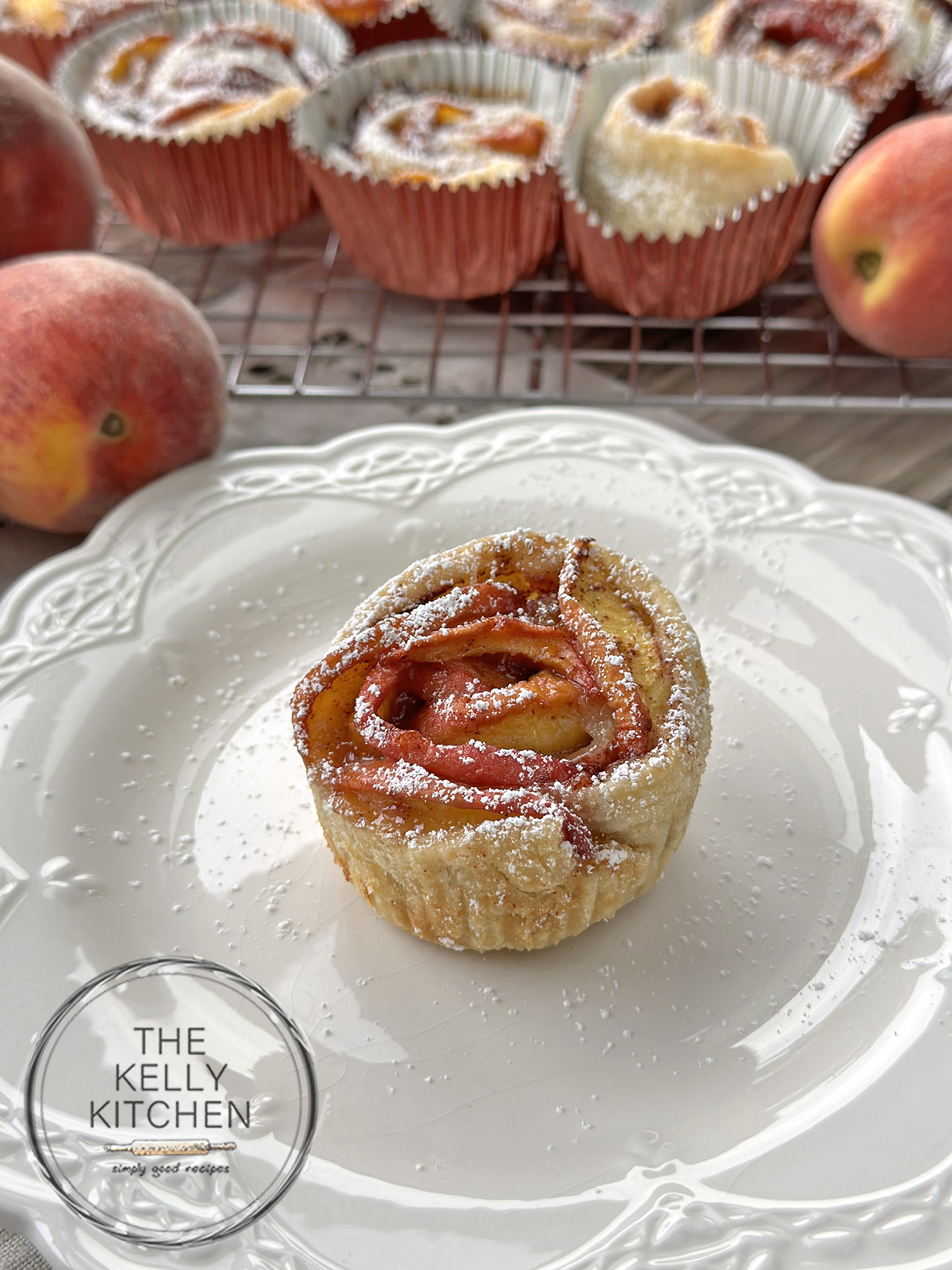 Peach Apricot Roses - THE KELLY KITCHEN