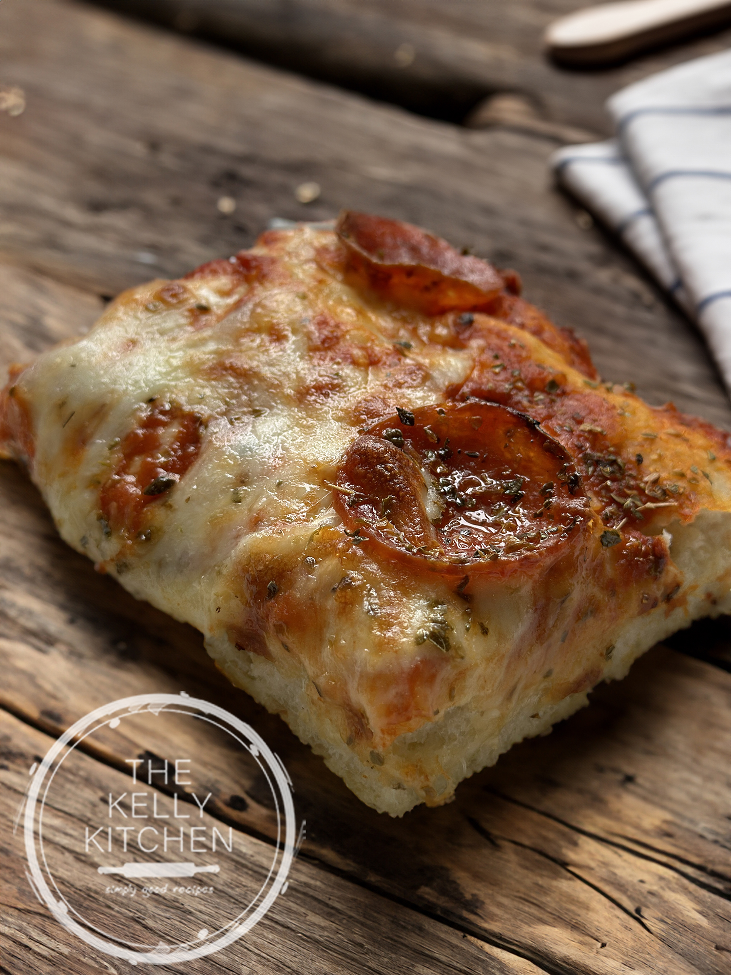 Sicilian Pizza Dough - THE KELLY KITCHEN