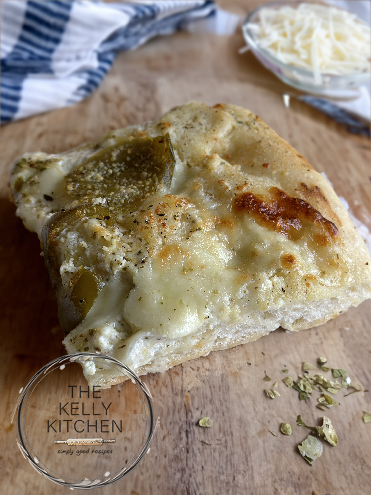White Sicilian Pizza - THE KELLY KITCHEN